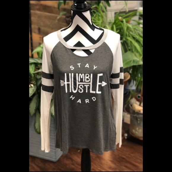 zutter | Tops | Zutter Stay Humble Long Sleeve | Poshmark
